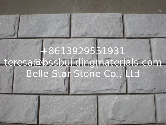 Snow White Quartzite Mushroom Stone Exterior Stone Wall Tile Quartzite ...