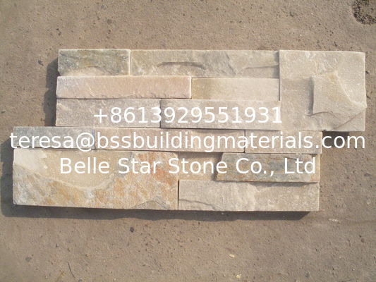 Oyster Split Face Slate Thin Stone Veneer Natural Stone Cladding Beige ...