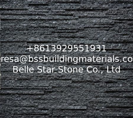Black Diamond Quartzite Waterfall Shape Ledgestone,Retaining Wall Panel ...