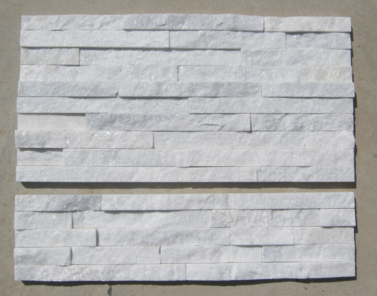 Snow White Quartzite Stone Cladding Super White Quartzite Stone Veneer ...