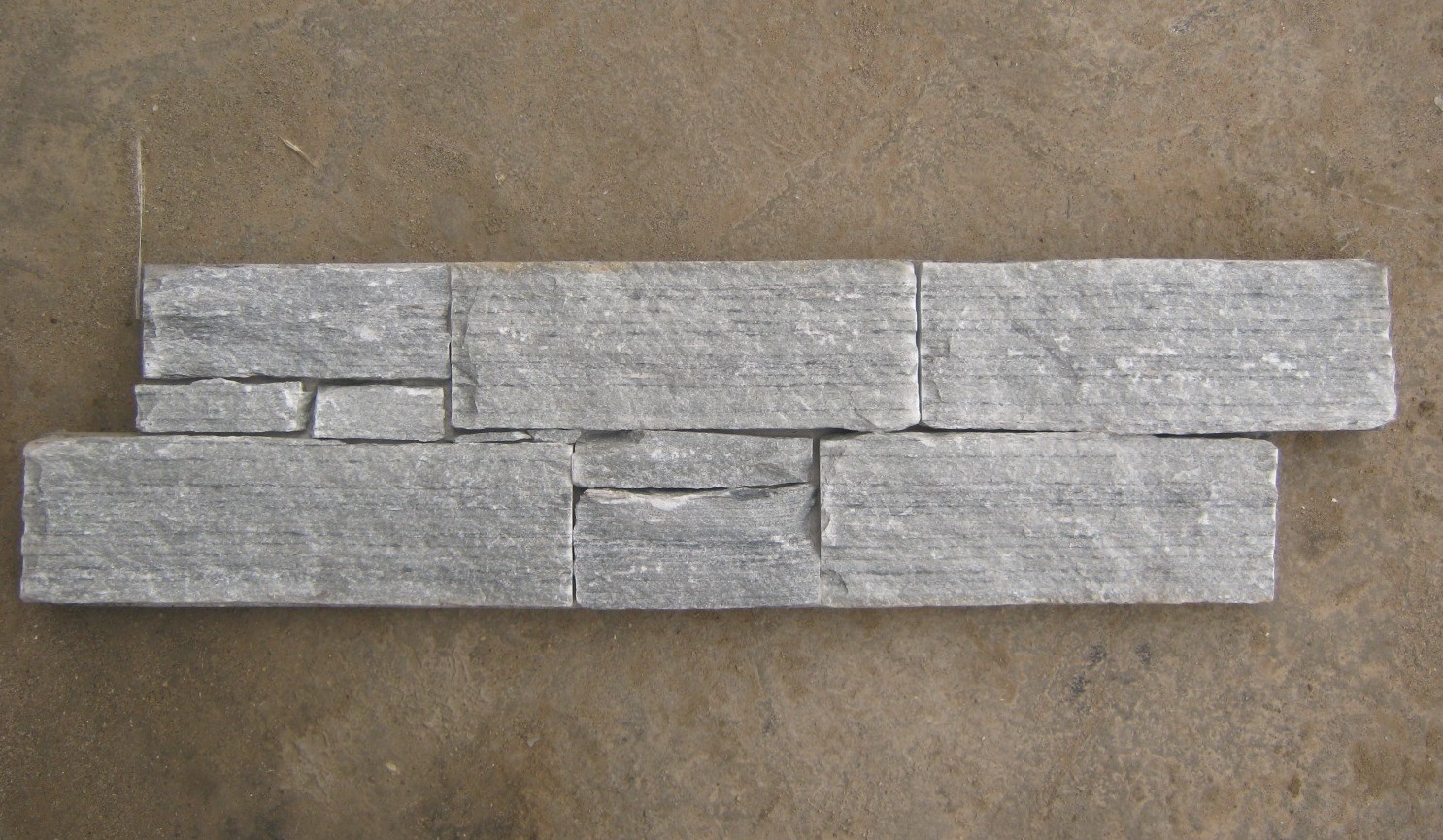 Pure Grey Slate Culture Stone,Cemented Grey/No Rust Slate Stacked Stone ...