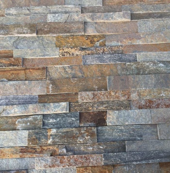 Rustic Quartzite Stacked Stone,Natural Z Stone Cladding,Real Stone Veneer,Outdoor Wall Stone Panel