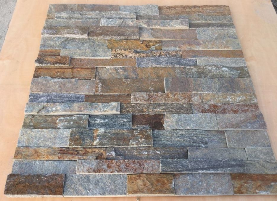 Rustic Quartzite Stacked Stone,Natural Z Stone Cladding,Real Stone Veneer,Outdoor Wall Stone Panel