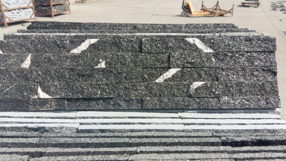 Lightning Black Quartzite Ledgestone,Quartzite Thin Stone Veneer ...