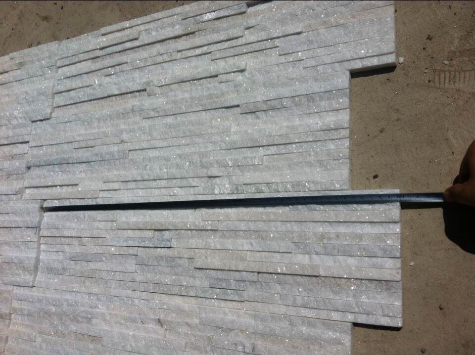 Off-White Quartzite Stone Wall Panels, Ivory White Quartzite Stone Wall ...
