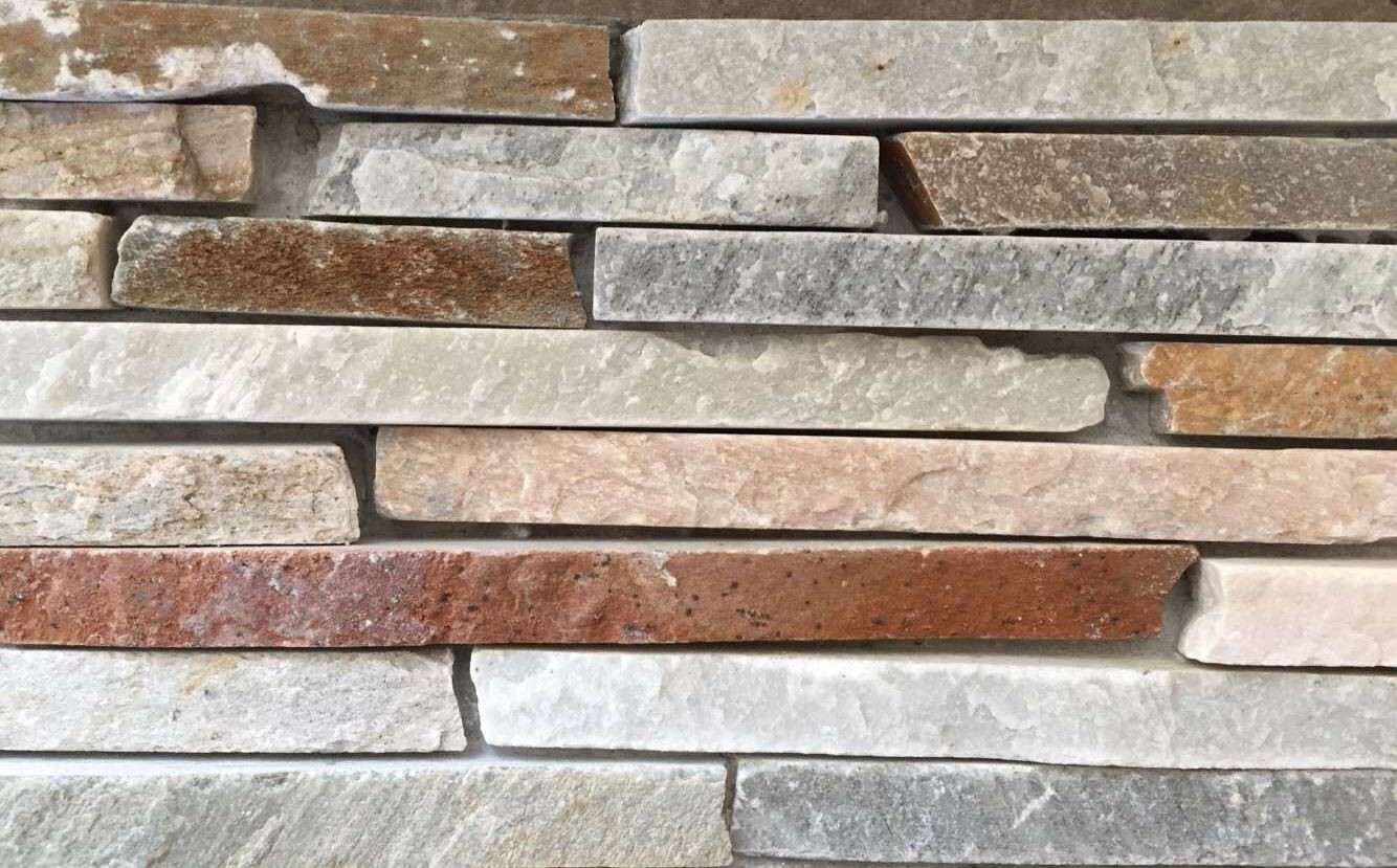 Oyster Quartzite Slim Cemented Stacked Stone,Zclad Stone Panel,Natural ...