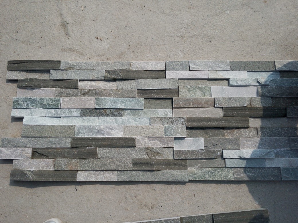 Mountain Blue Quartzite Stacked Stone,Sierra Blue Quartzite Ledger Panels,Natural Stone Cladding ...